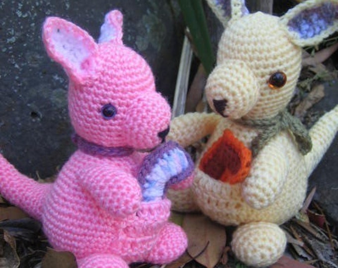 Wallaby Joey - Crochet Pattern - Etsy