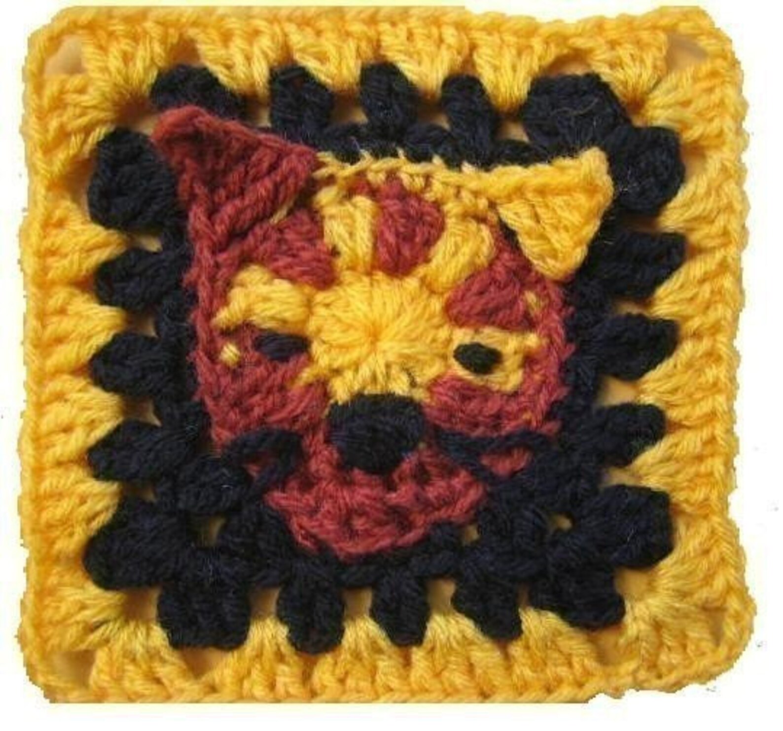 Tasmanian Tiger Square Rugalugs Crochet Pattern - Etsy