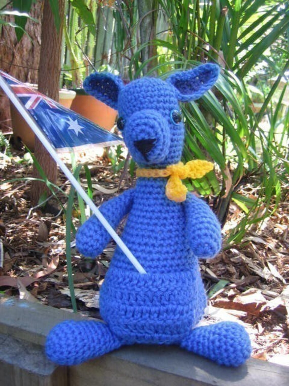 True Blue Kangaroo Crochet Pattern - Etsy