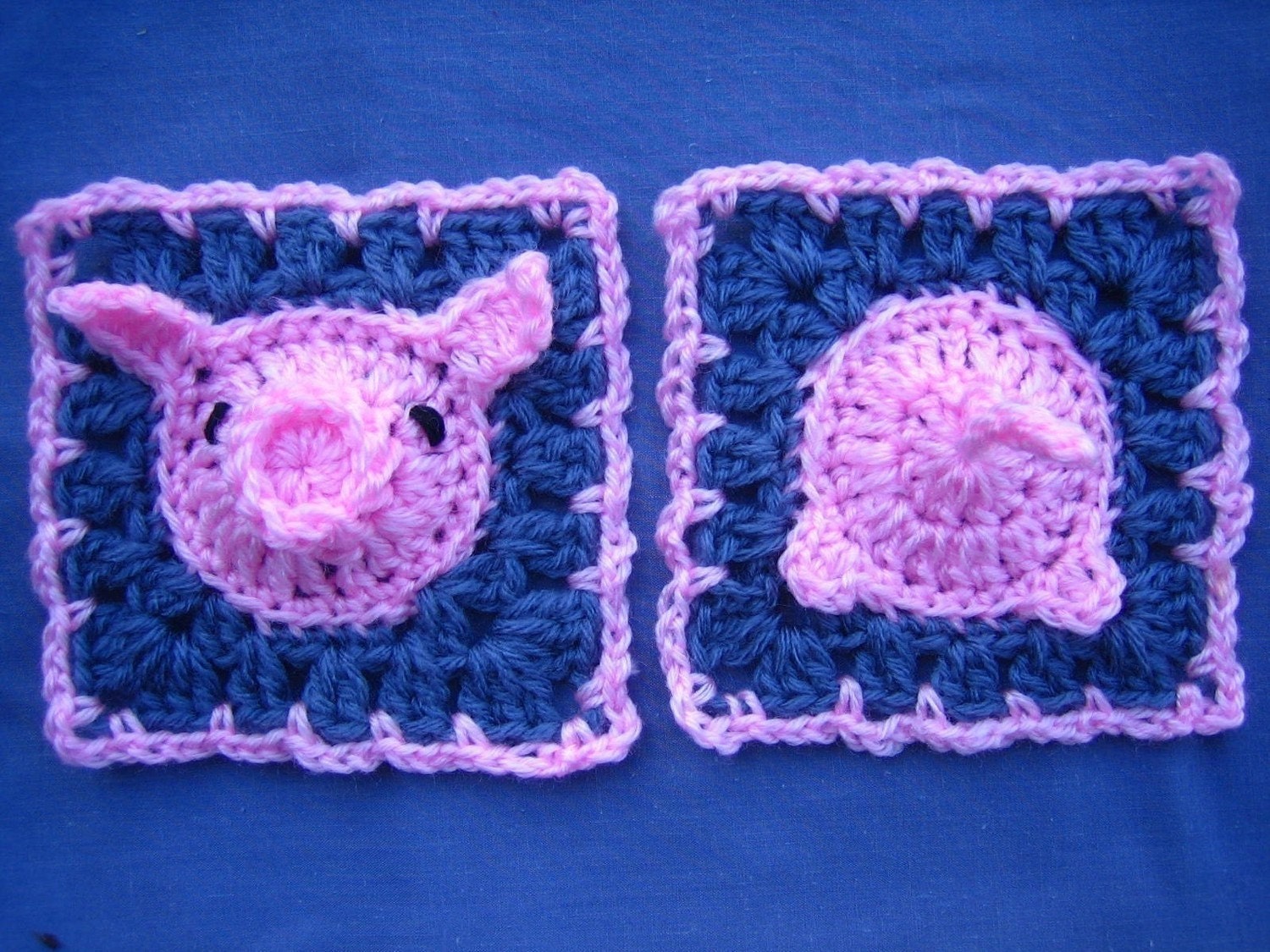 Year of the Pig Square, Motif and Baby Gifts Crochet Pattern - Etsy