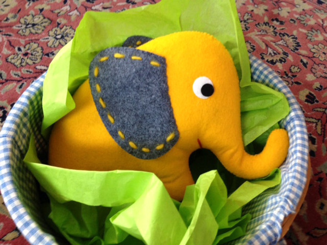 Felt Elephant Sewing Pattern PDF - INSTANT DOWNLOAD - Etsy