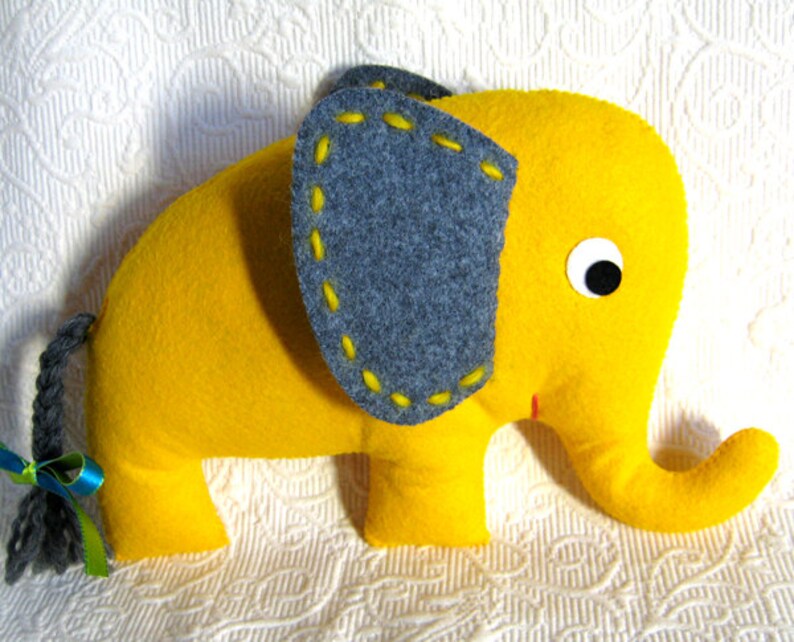 Felt Elephant Sewing Pattern PDF - INSTANT DOWNLOAD - Etsy Australia