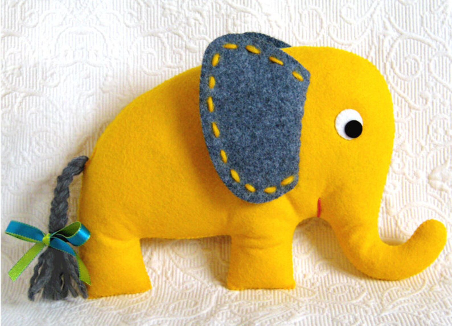 Felt Elephant Sewing Pattern PDF - INSTANT DOWNLOAD - Etsy Australia