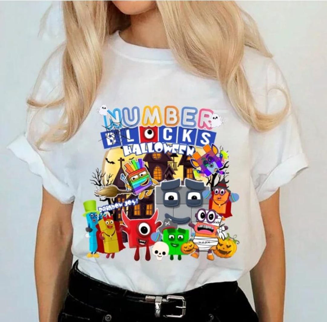 Personalized Numberblocks Halloween Birthday Hoodie, Numberblocks ...