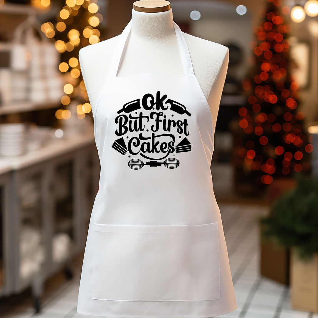 Ok but First Bake Cake Apron, Future Master Chef to Be Apron, Baker ...