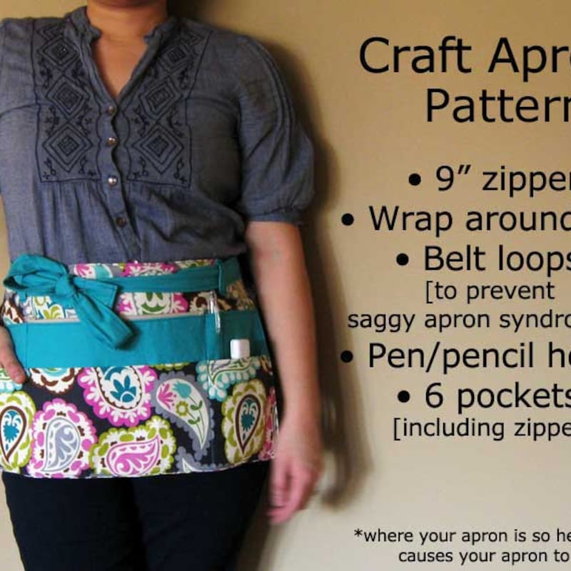 Waitress Apron Pattern - Etsy