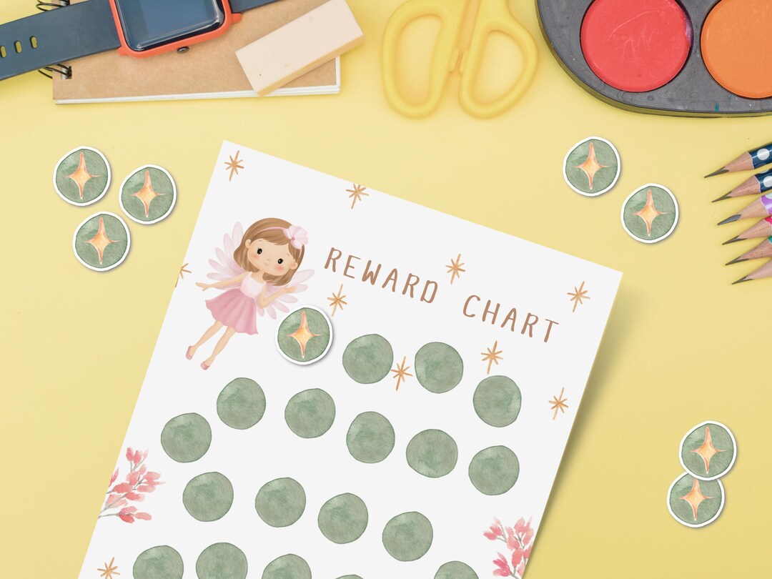 Kids Reward Chart Printable, Good Behavior Chart for Kids, Toddler ...