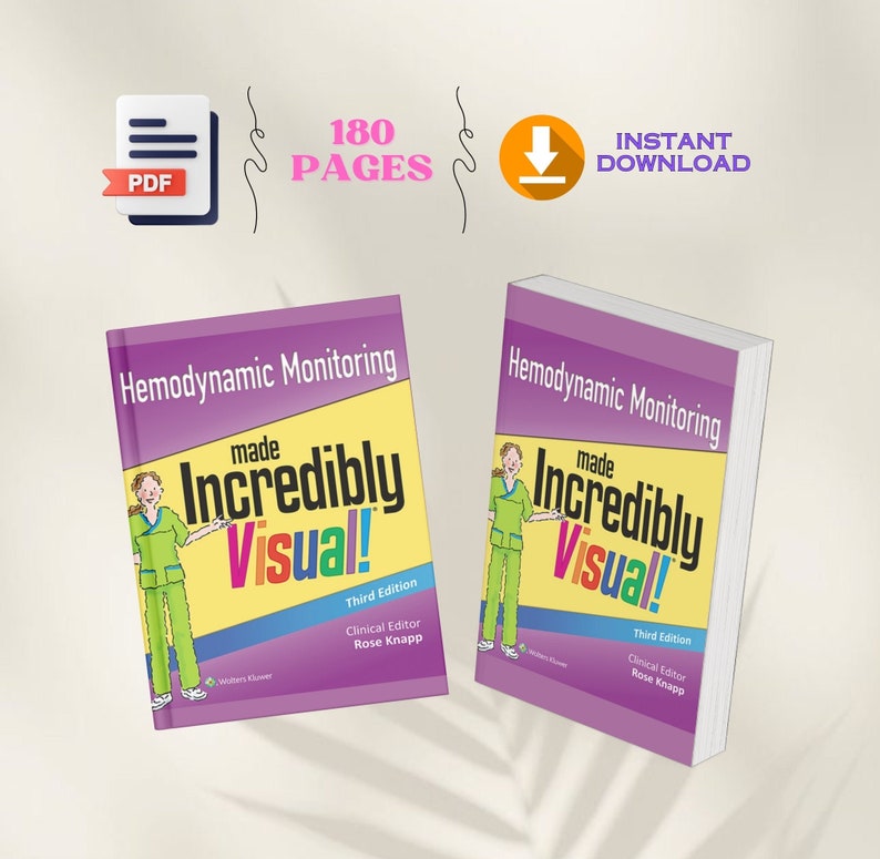 Hemodynamic Monitoring Made Incredibly Visual Ebook Nursing School ...