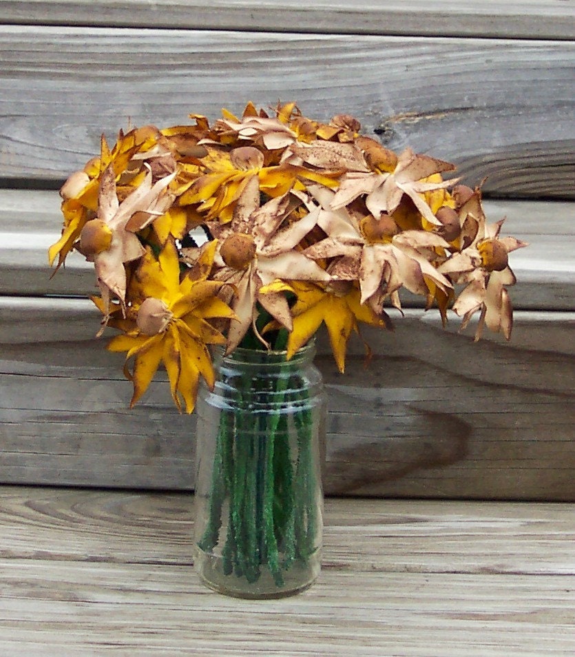 Primitive Grubby Flower Bouquet E Pattern PDF - Etsy