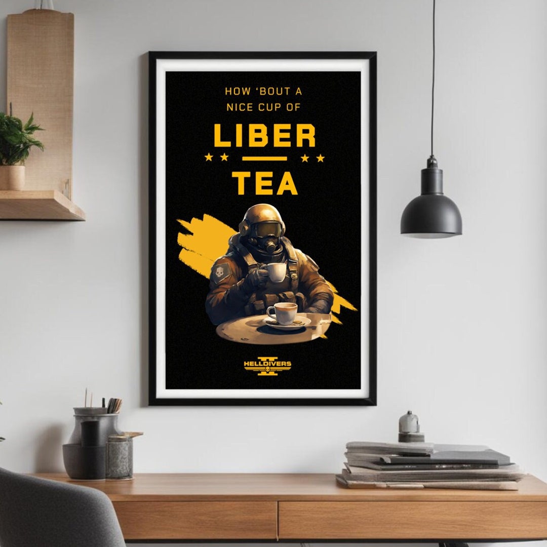 Helldivers 2 Poster, Helldivers Videogame Art Wall, Birthday Gift ...