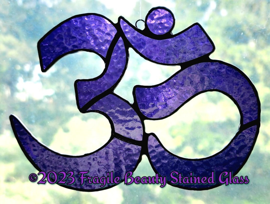 OM Symbol Stained Glass - Designs by Sarah Segovia - Glass Art by ...
