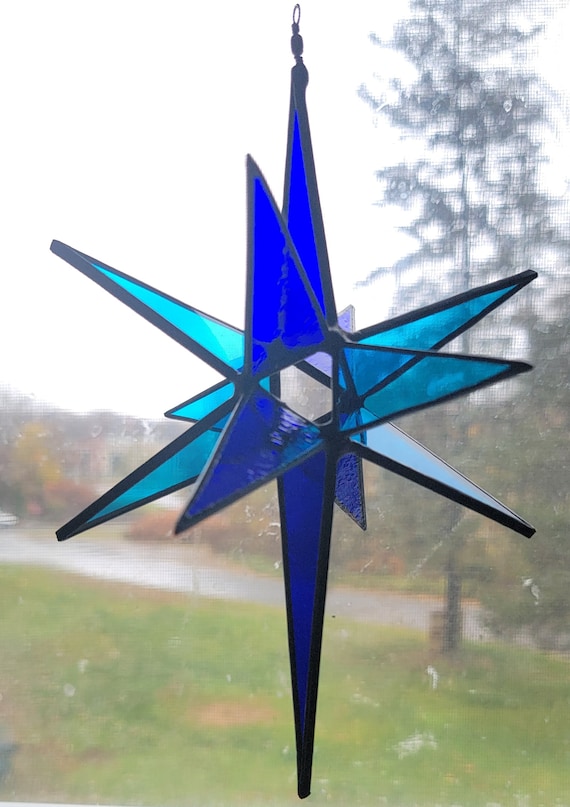 Morovian Star Stained Glass