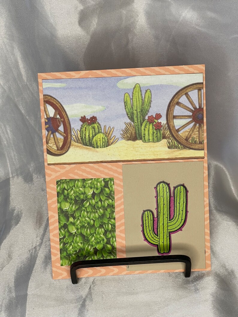 Blank Card, Wild West Themed, Greeting Card, Homemade - Etsy