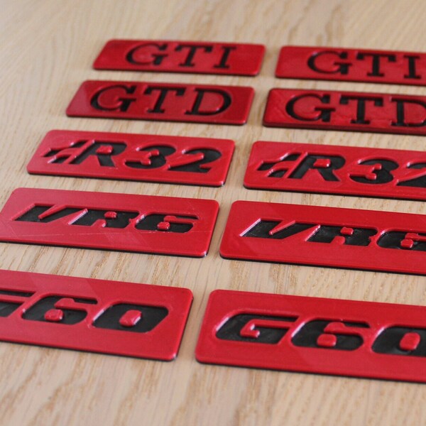 Golf R32 Badge - Etsy