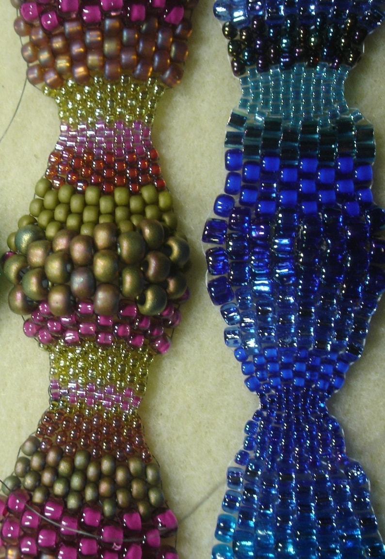 TUTORIAL THE WAVE Beaded Bracelet - Etsy