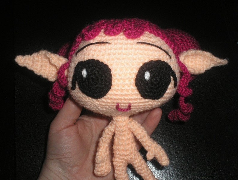 Amigurumi Elfic Manga Doll Pattern - Etsy