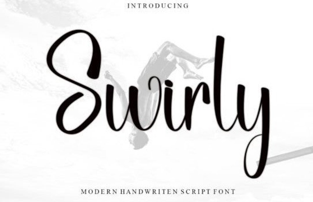 Swirly Font, Minimalist Font, Cricut Fonts, Casual Font, Modern Font ...