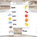 Printable Matching Worksheets, Match the Word to the Picture ...
