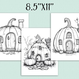 45 Fairy Houses Coloring Pages for Kids (printable Digital Download) - Etsy