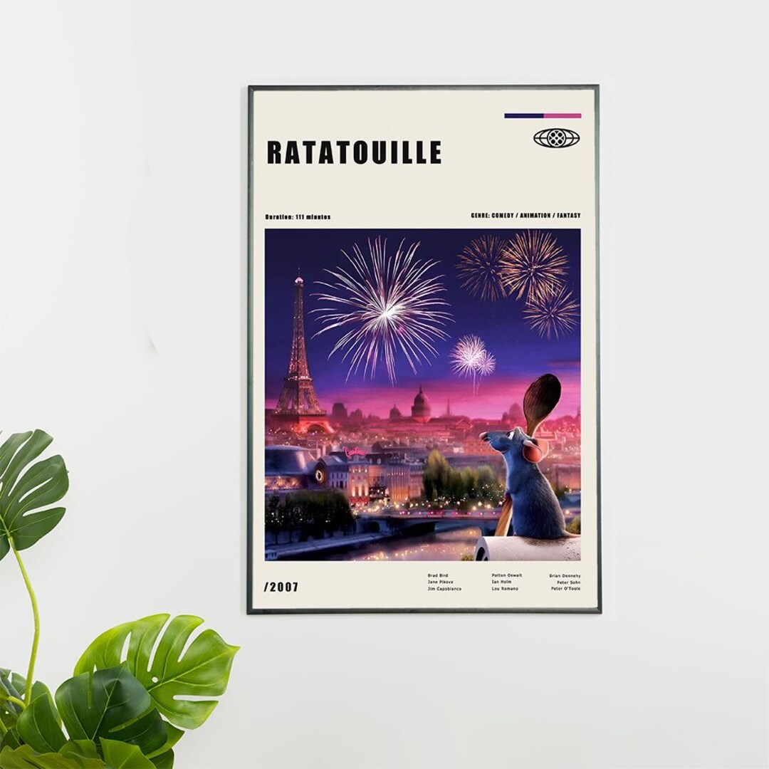 Ratatouille (2007) Movie Posters, Wall Art, Canvas Prints, Home Decor ...