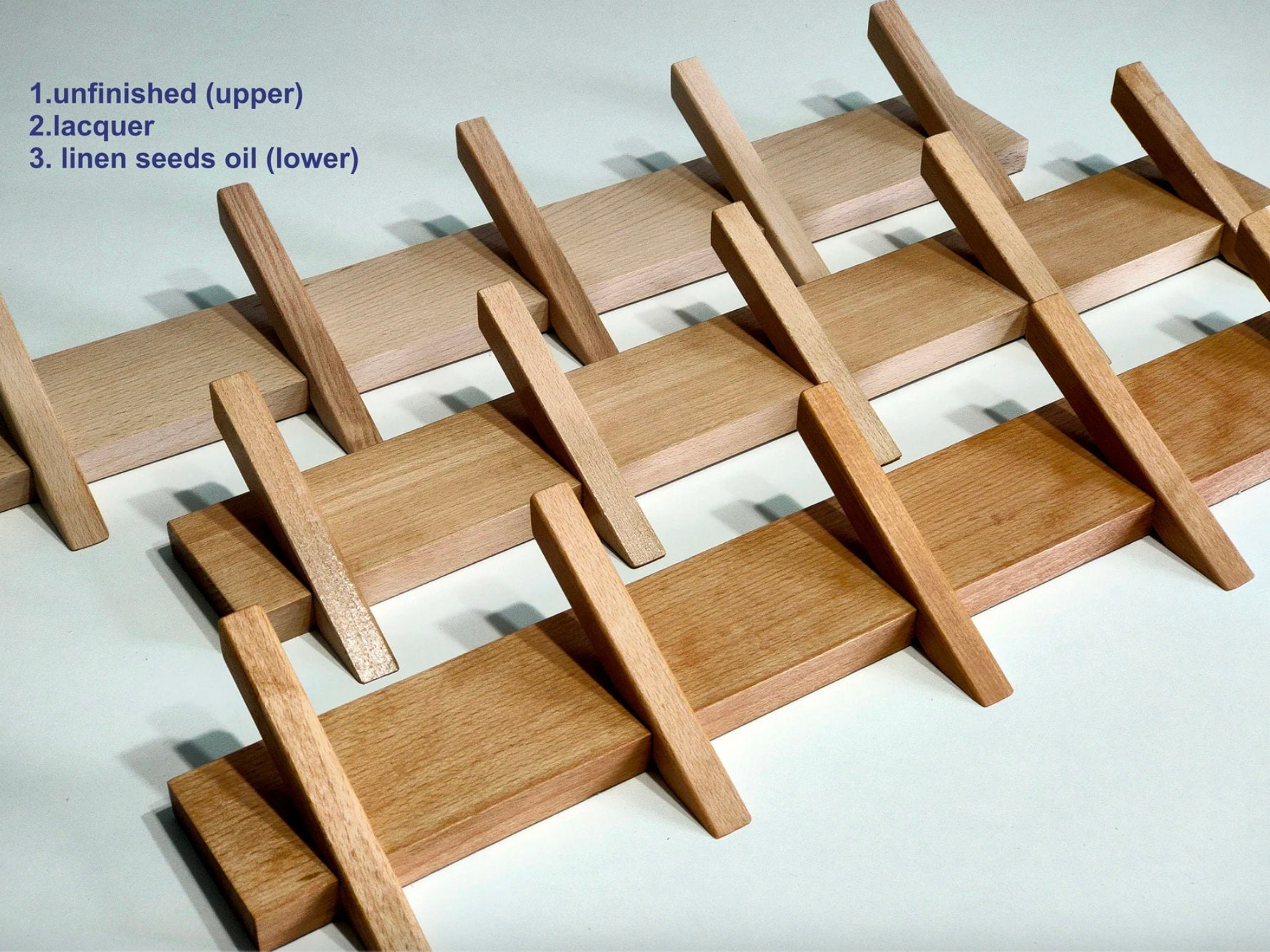 Beech Rack / Wood Rack / Modern Rack / Wall Mounted Coat Rack / Modern ...