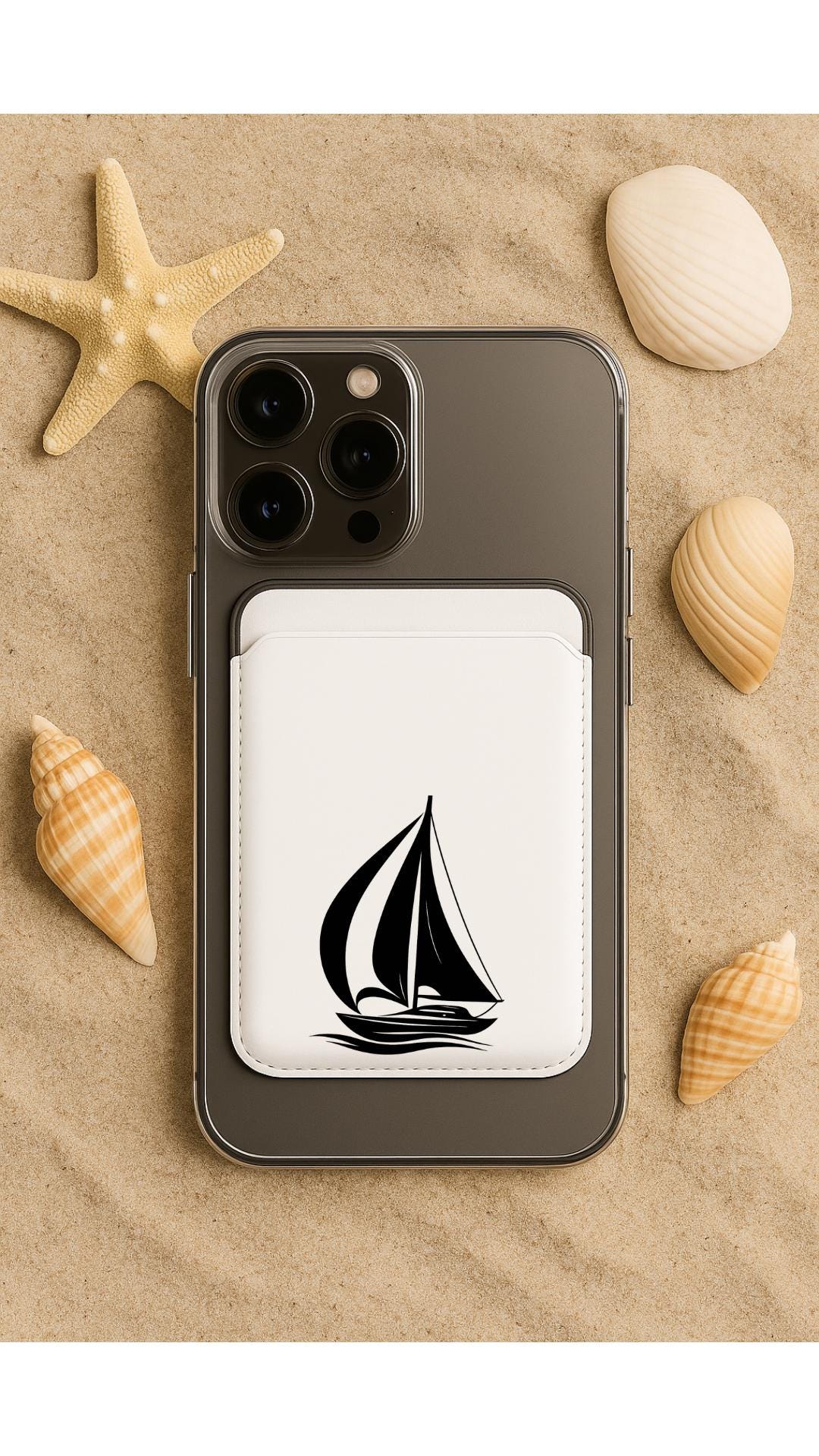 Sailboat Magsafe Wallet for iPhone | Minimalist Nautical Phone Wallet ...