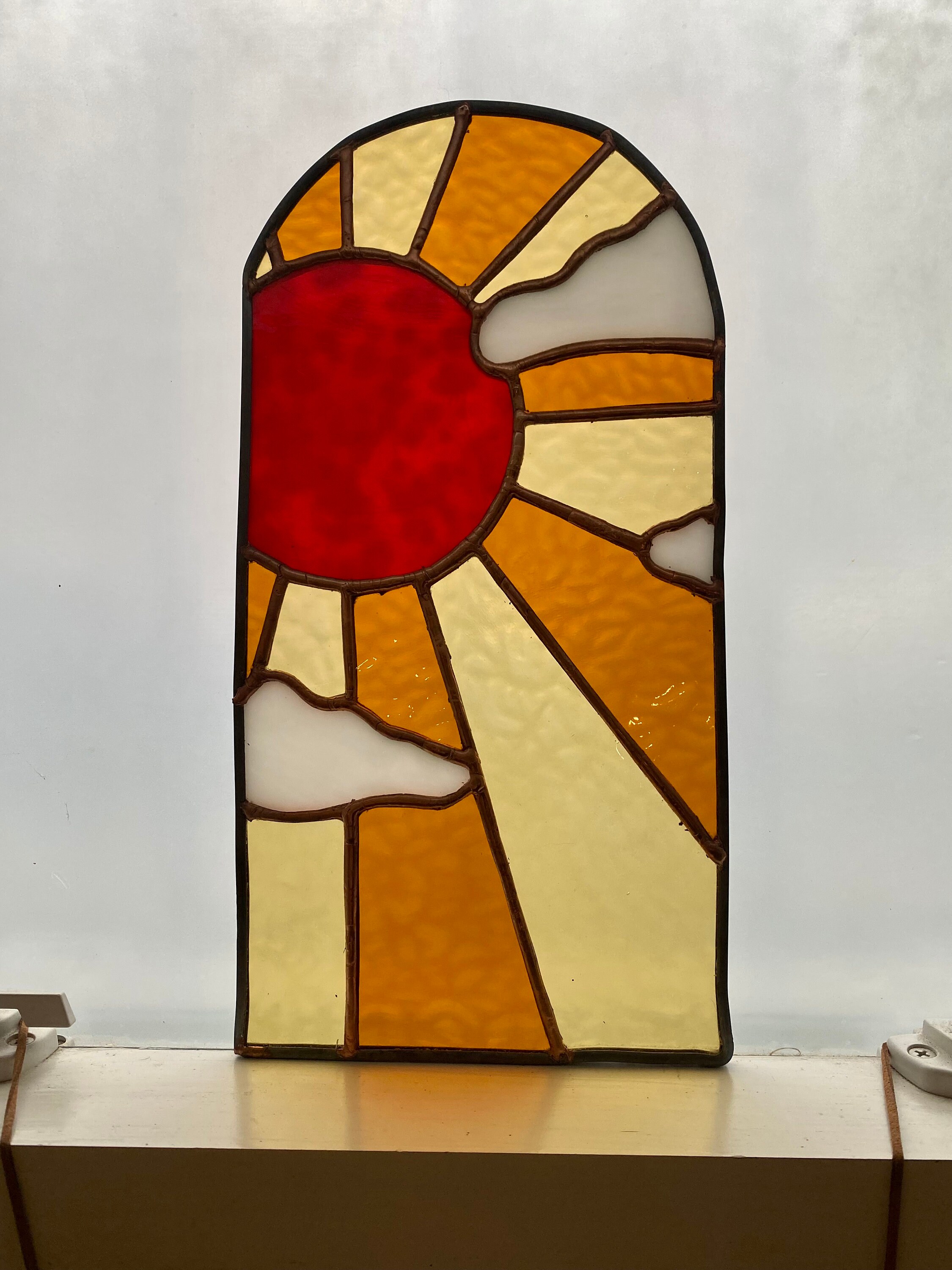 Digital Stained Glass Pattern / Set of 2 / CLOUDY Skies and - Etsy