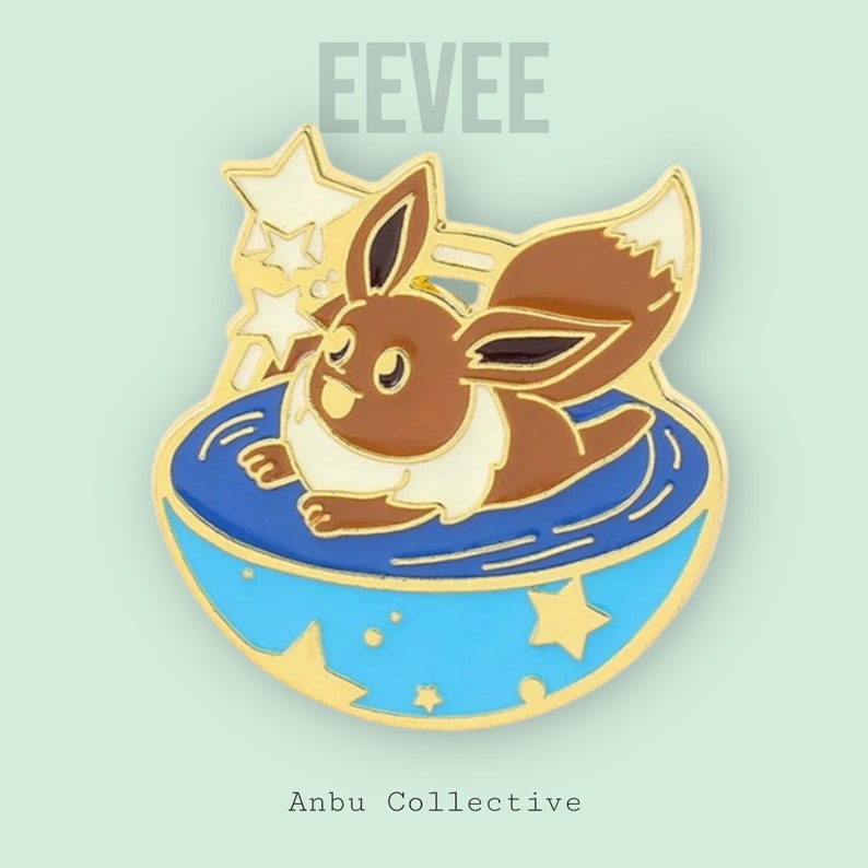 Eevee Evolution Enamel Pins - Etsy
