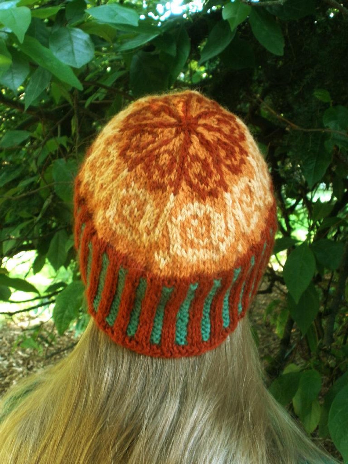 PDF Knitting Pattern: Autumn Swirl Fair Isle Cap - Etsy