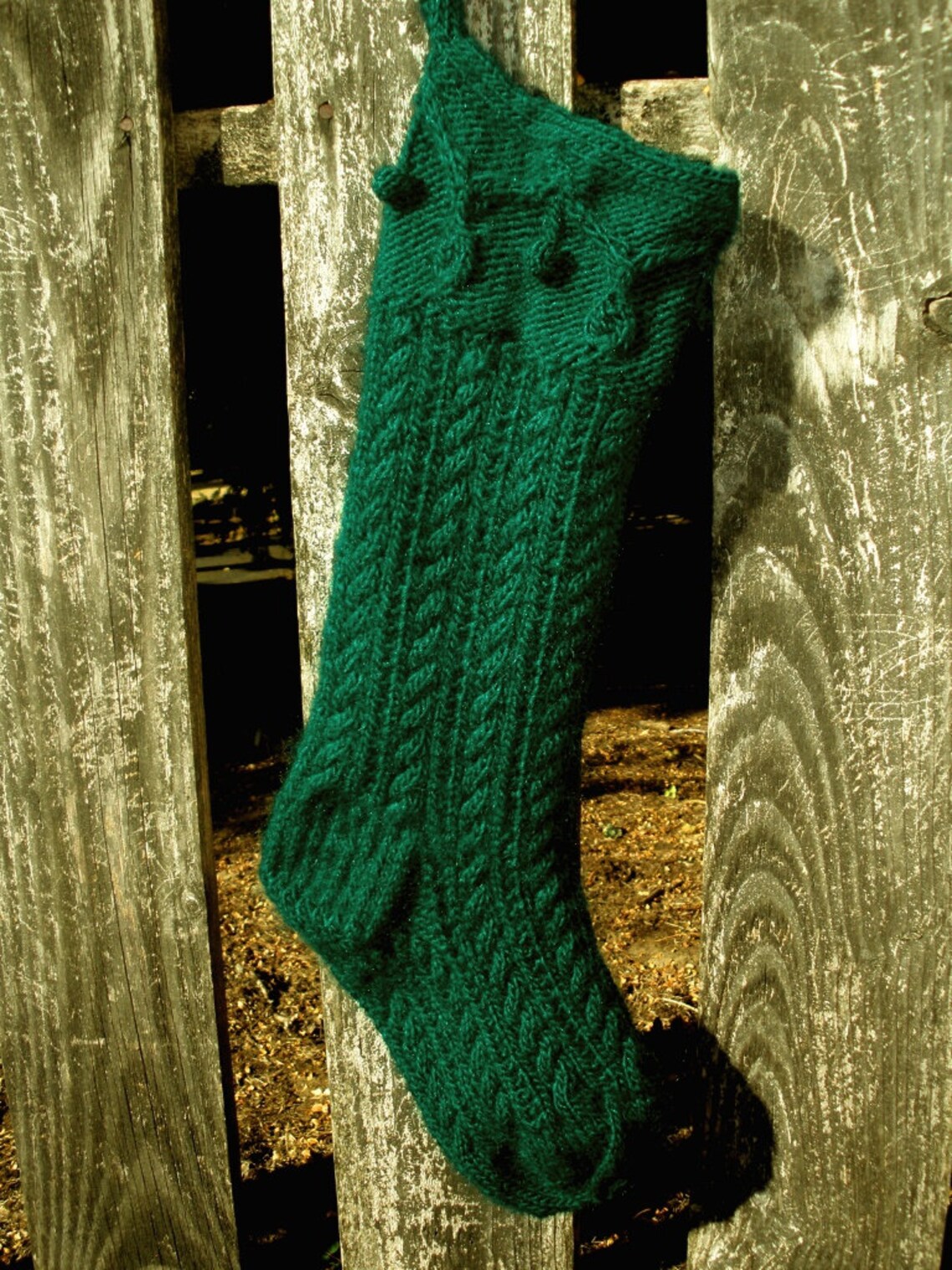 PDF Knitting Pattern Christmas Garland Stocking Lambs Pride Worsted ...