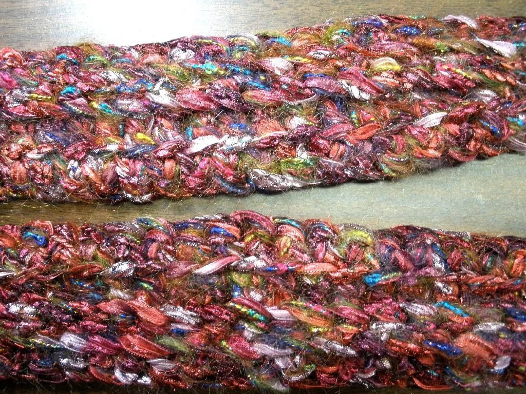 Shiny Garnet Scarf - Etsy