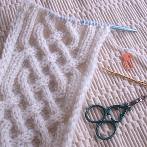 PDF Knitting Pattern-saxon Braid Cabled Cap - Etsy