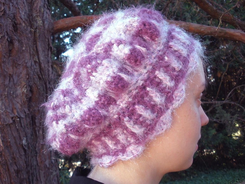 Sweet Chignon Freeform Crocheted Cap - Etsy