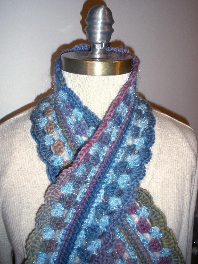 PDF Crochet Pattern, Rose Glow Scarf - Etsy