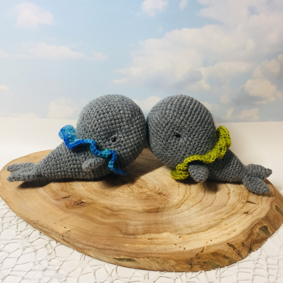 Whale Crochet Pattern Amigurumi Crochet Pattern Amigurumi Whale Ocean ...