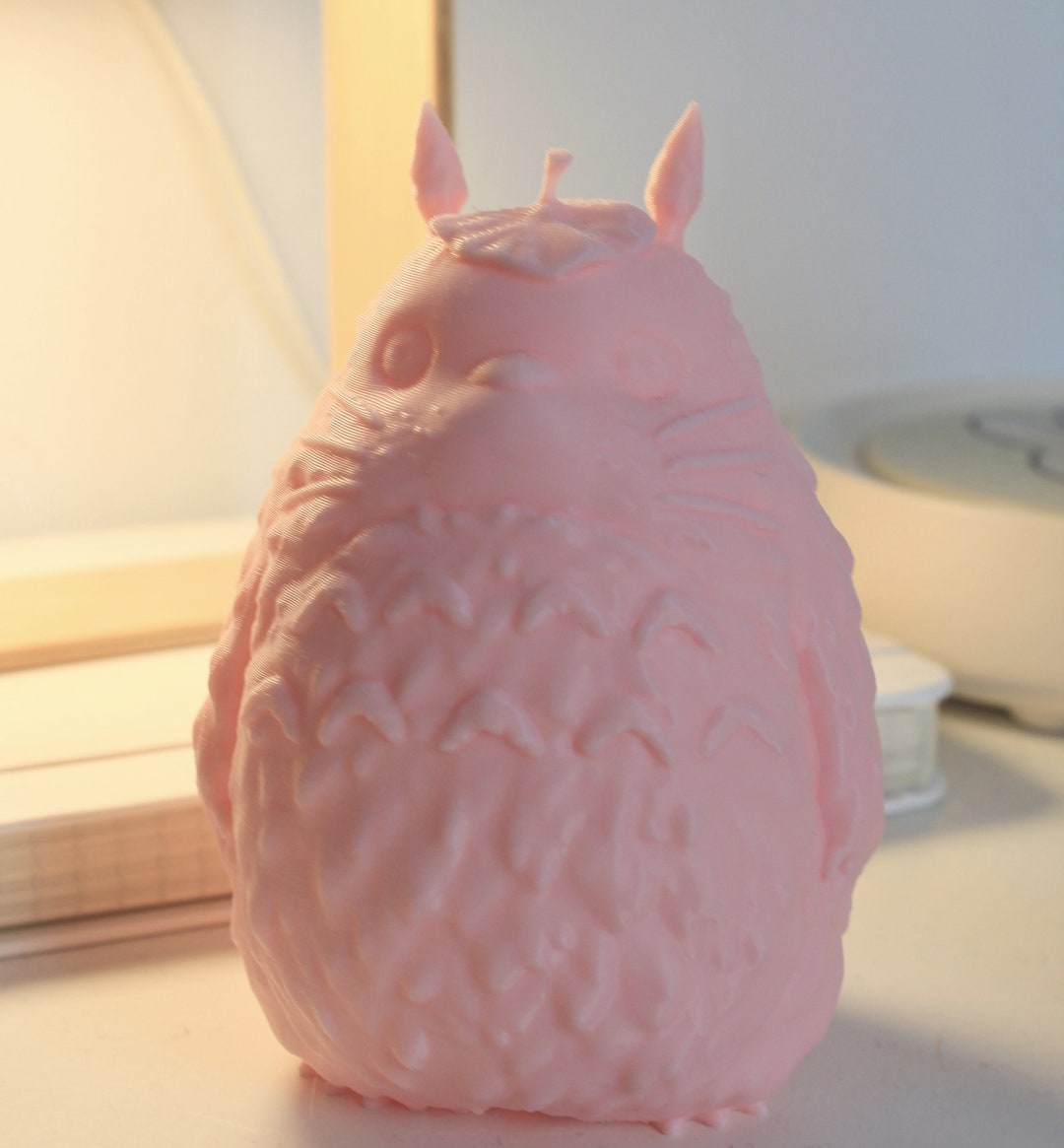 Pink Totoro Figurine - Etsy
