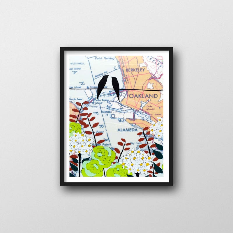 Oakland Map - Etsy