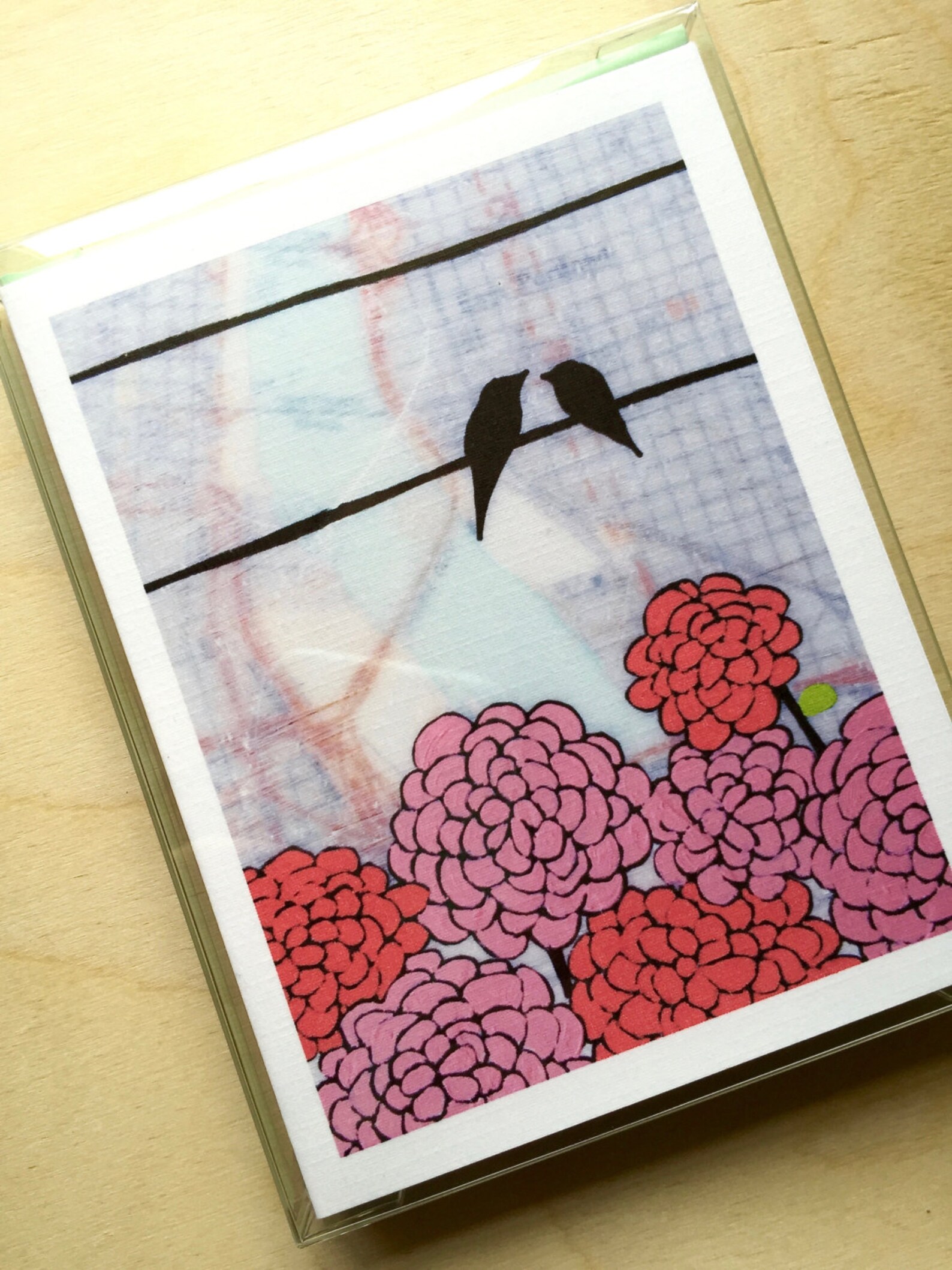 Flower Box Card Set / Blank Map Greeting Cards Box Set of 6 - Etsy