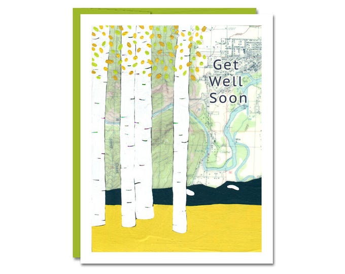 Large Text Get Well Card - Etsy