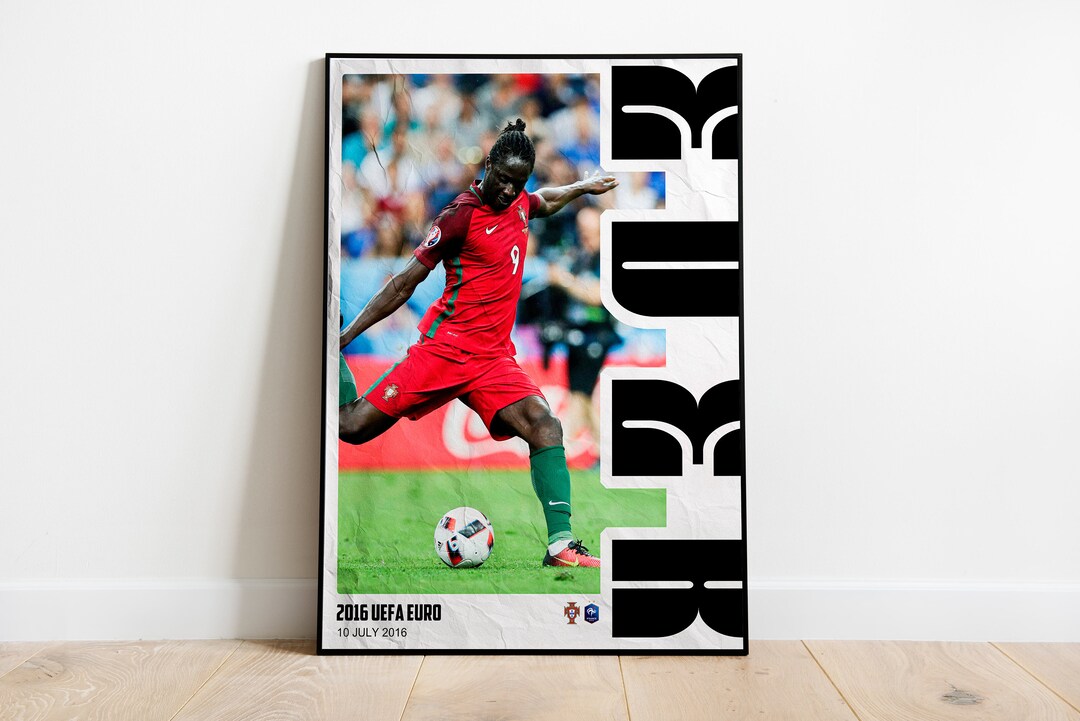 Portugal Football Poster | Soccer Poster | Éder Poster - Etsy