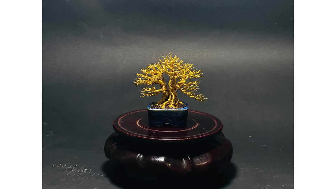 Mini Copper Wire Bonsai | Metal Tree | Decor Tree | Desk Decor | Mini ...