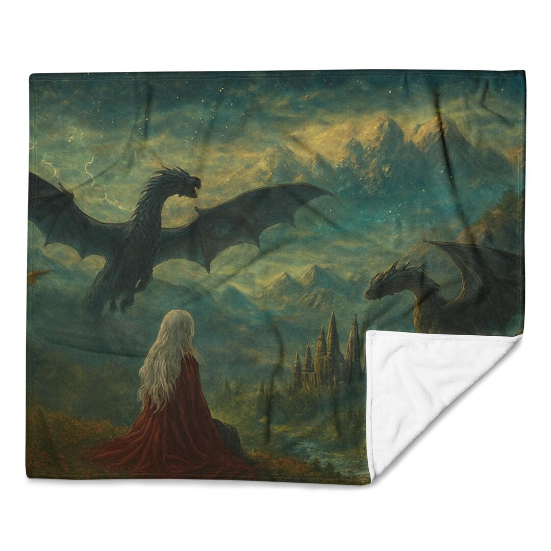 Throne of Glass Blanket/ Fourth Wing Blanket/ Romantasy Gift - Etsy