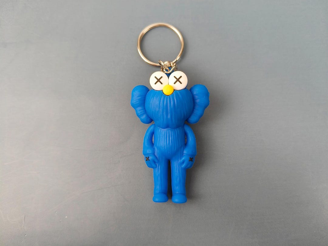 Kaws Silicone Keychain-kaws Series Style Character Keychain-kaws ...