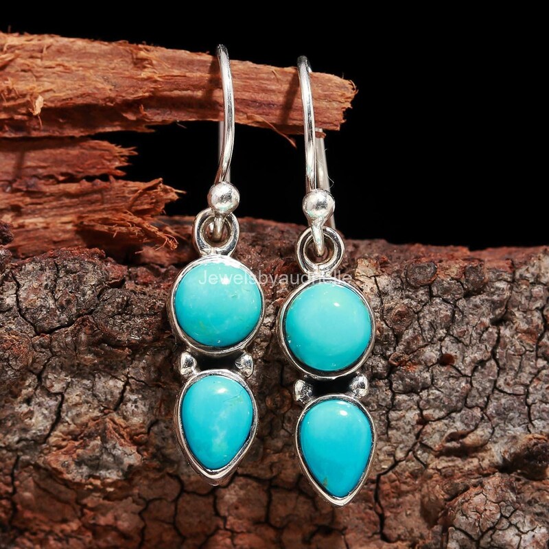Turquoise Earrings - Etsy