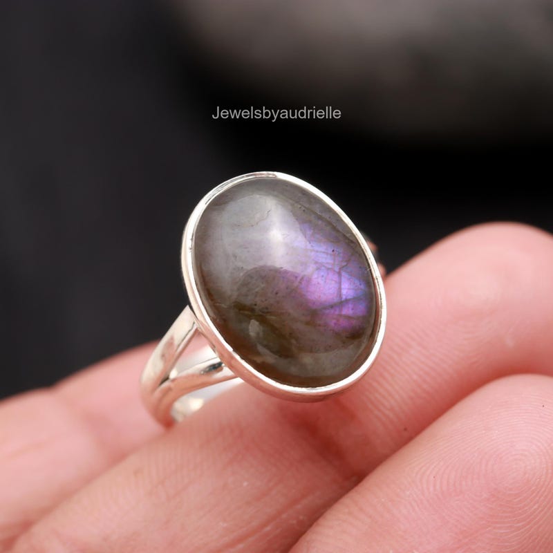 Labradorite Ring - Etsy
