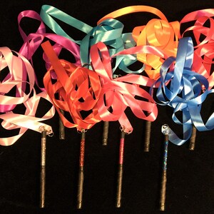 Rainbow Dragon Holographic Twirling Ribbon gymnastics/circus/juggling ...