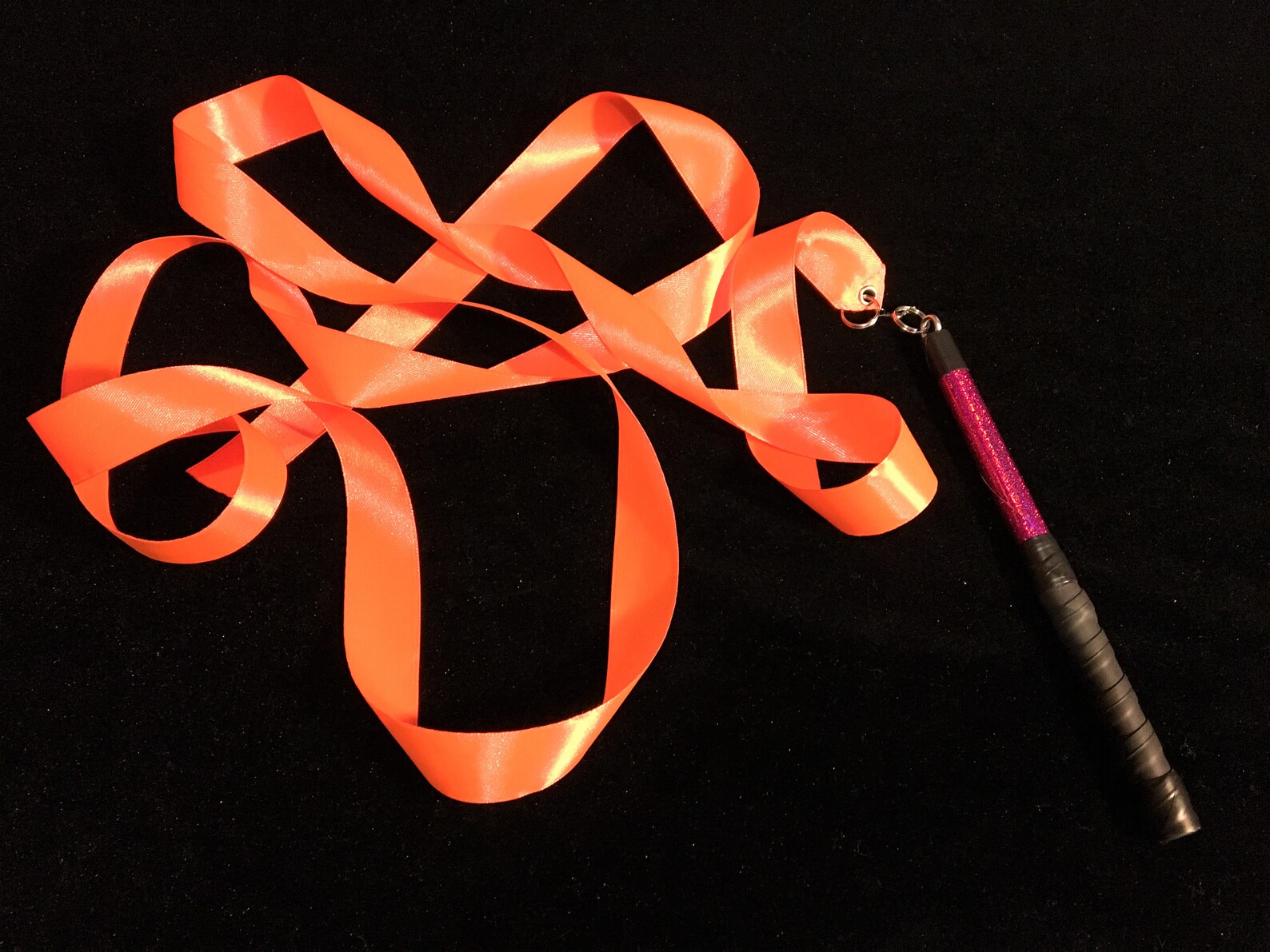 Rainbow Dragon Holographic Twirling Ribbon gymnastics/circus/juggling ...