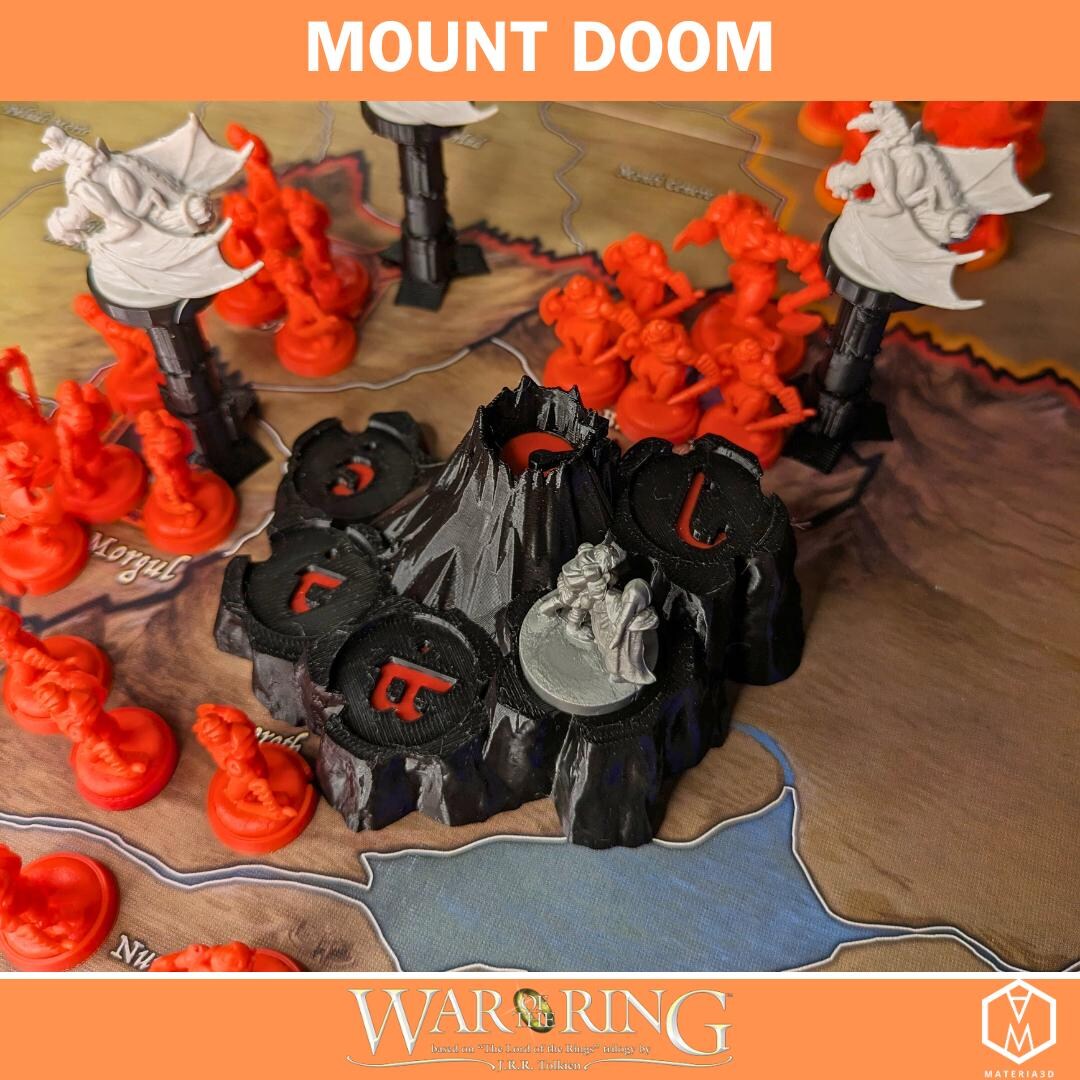 Mount Doom – 3D Terrain Miniature Upgrade for War of the Ring - Etsy
