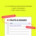 Printable Interactive Grocery List Planner: A4/US Letter Sizes Instant ...