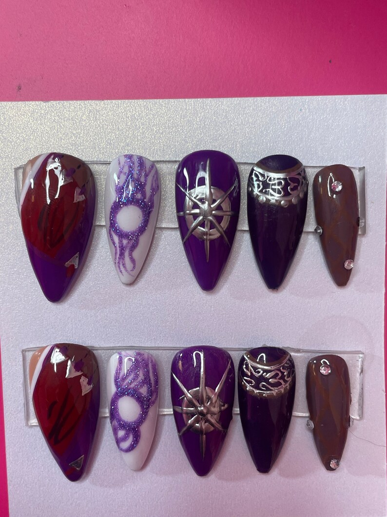 Gale, Baldur's Gate 3 Reusable Press on Nails - Etsy